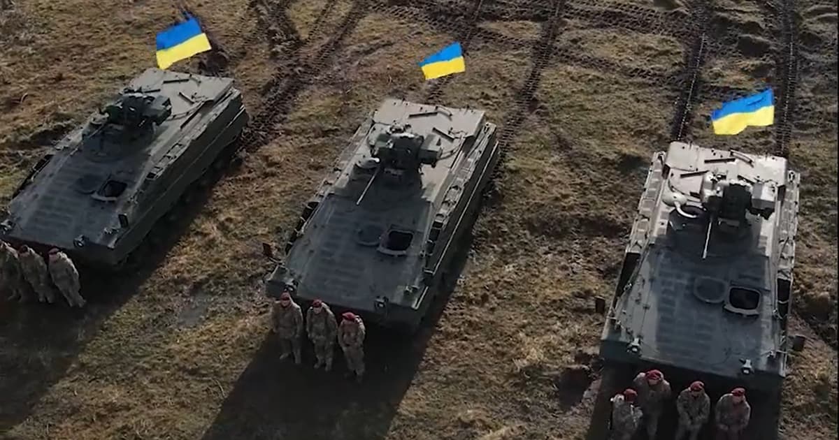 Німеччина у новому пакеті допомоги передала БМП Marder та ракети до ППО IRIS-T