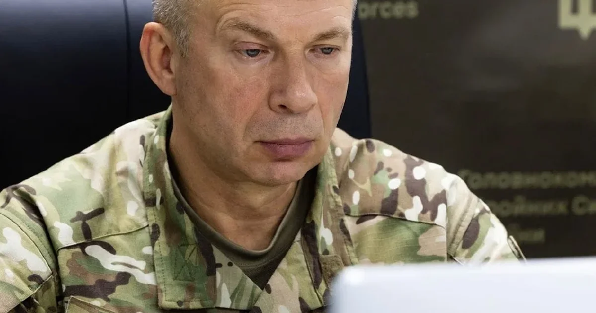 Army chief Syrskyi denies Putin's claims about encirclement of Ukrainian troops in Kursk Oblast