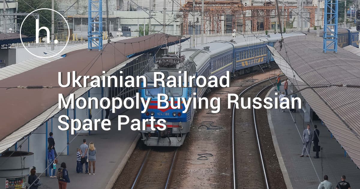 Ukrainian Railroad Monopoly Buying Over $500,000 of Spare Parts From Russia