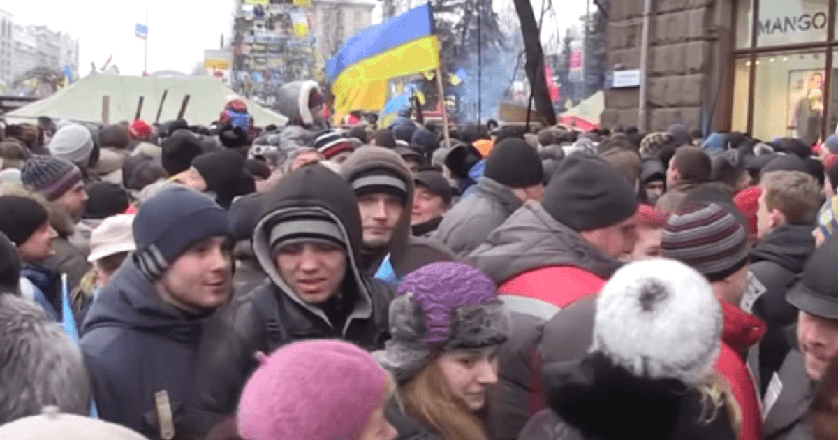 One Day in the Life of Ukraine's Maidan. December 8, 2013.