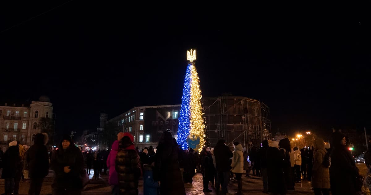 Opening of main Christmas tree of Ukraine, consequences of overnight ...