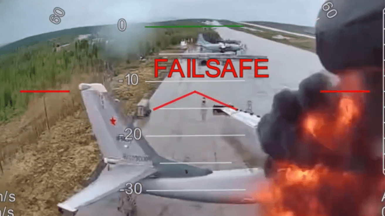 Ukraine's SBU releases drone footage of Spiderweb strikes on Russian ...