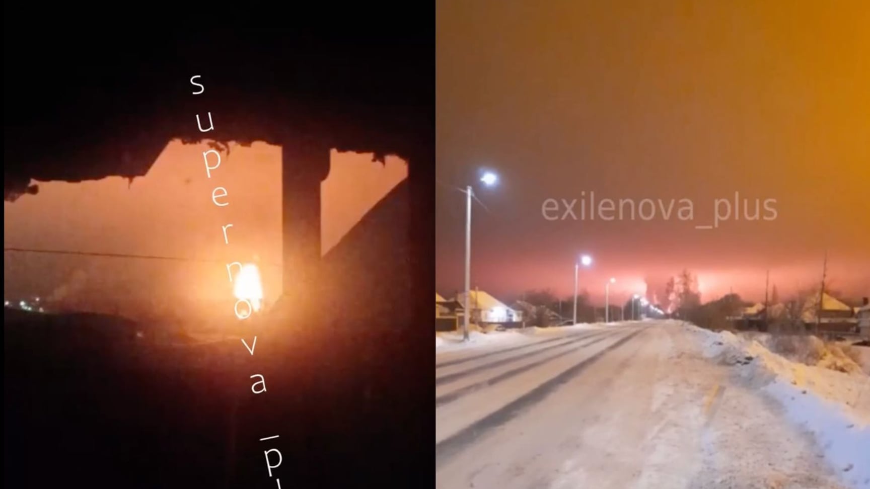 Drones attack several Russian regions. Oil depot in Lipetsk Oblast ...